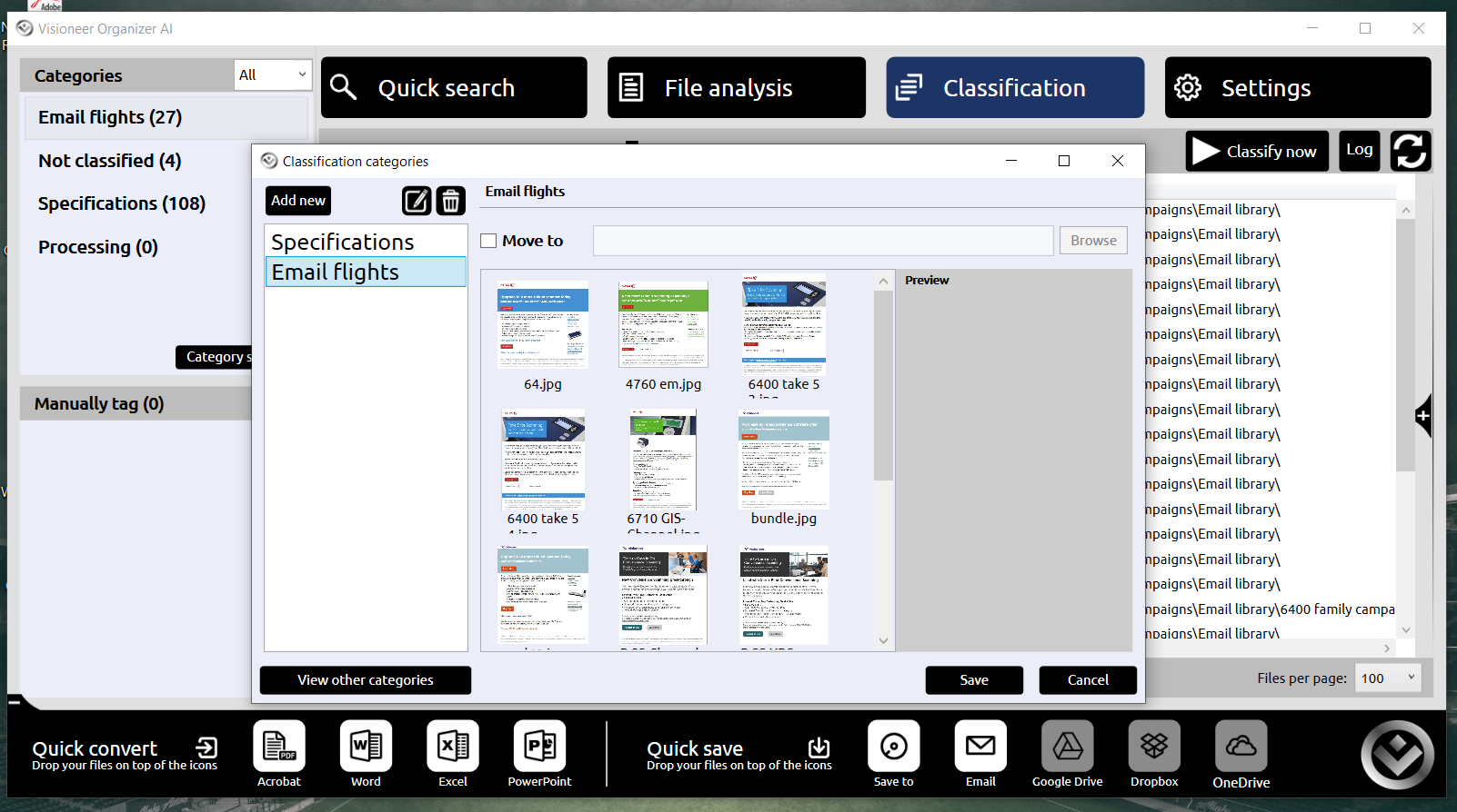 Visioneer Organizer – Xerox Scanners